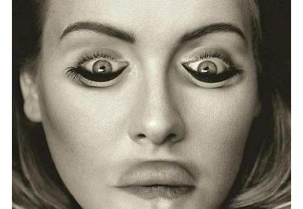 La foto de Adele con una extraña ilusión óptica - Venus Media