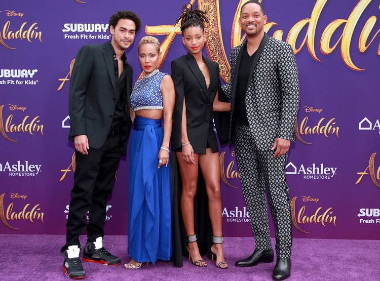 Will Smith llevó a toda su familia a la premiere de "Aladdin" - Venus Media
