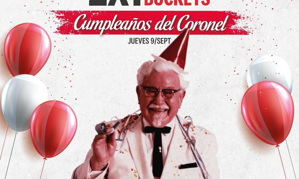 ¡KFC festeja los 131 años del Coronel Sanders! - Venus Media