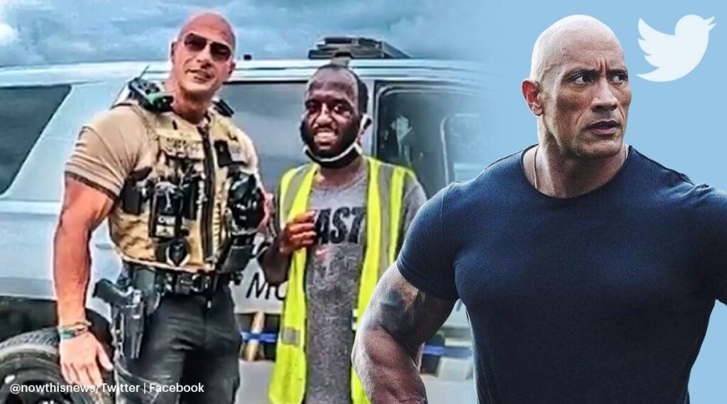 Foto de oficial de policía se vuelve viral por su parecido a Dwayne ...
