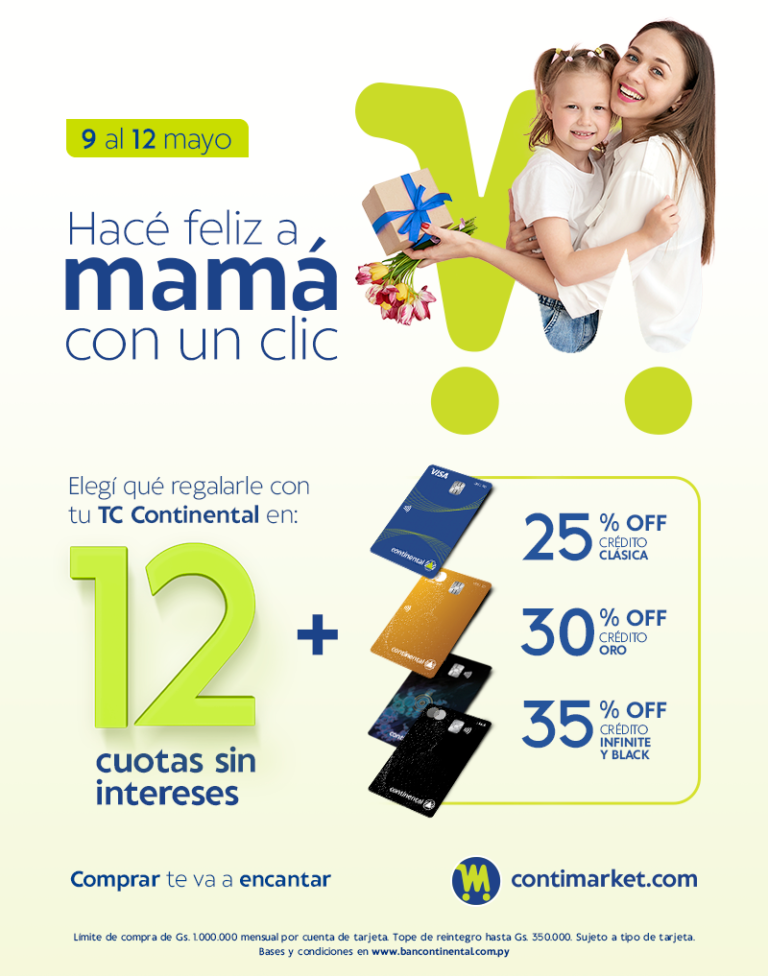 Continental con la promo “Mamá ya te dio todo y en su día mimale como ...